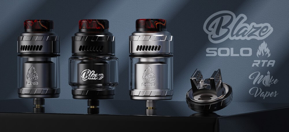 Blaze Solo RTA – THC x Mike Vapes - Vapejockey